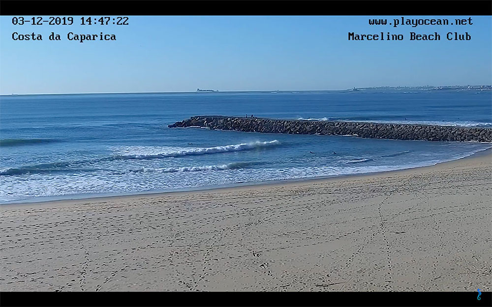 Camera of Praia de Santo António da Caparica Beach