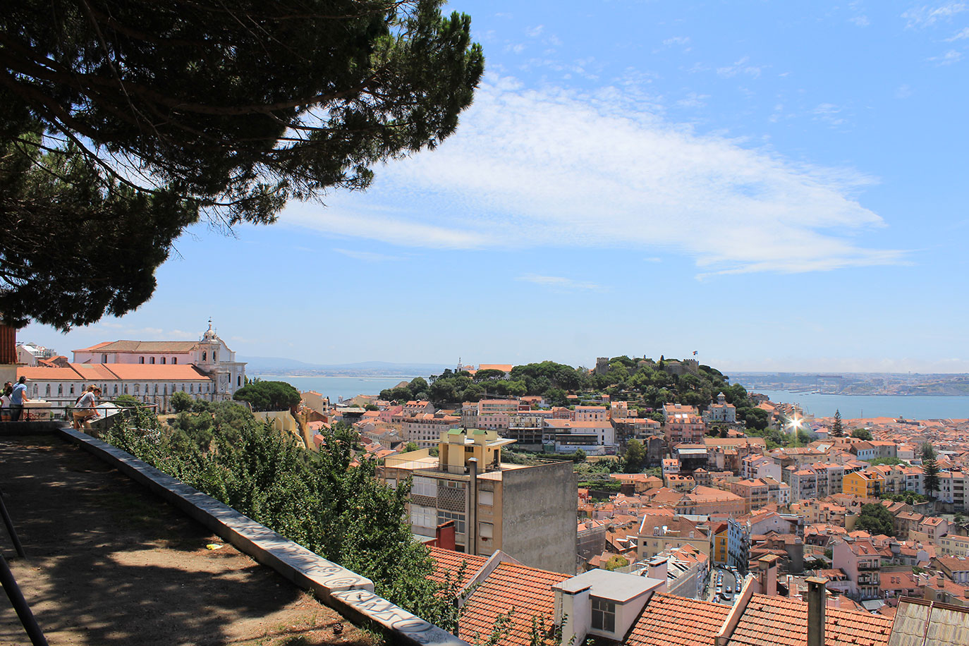 Miradouro da Senhora do Monte em Lisboa • Portugal